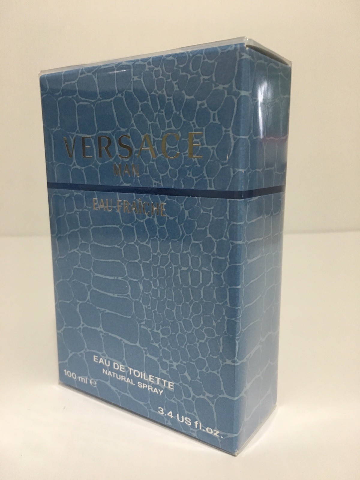 VERSACE EAU FRAICHE COLOGNE FOR MEN EDT SPRAY 3.4 oz / 100 ml NEW IN ...