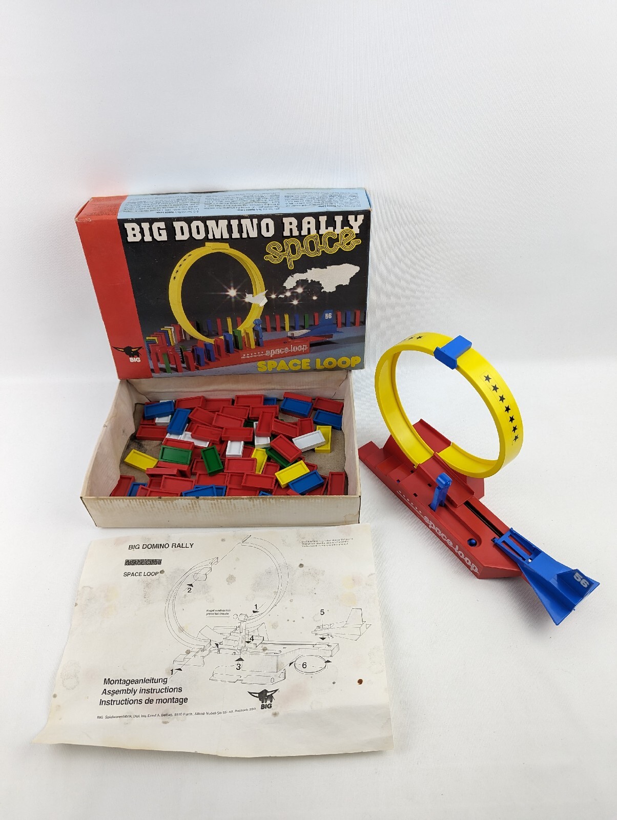 Vintage 80s BIG Domino Rally Space Loop Made In West Germany Complete ...