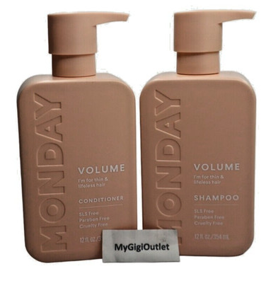 Monday Volume Shampoo + Conditioner Set (2 Pack) 12oz | eBay