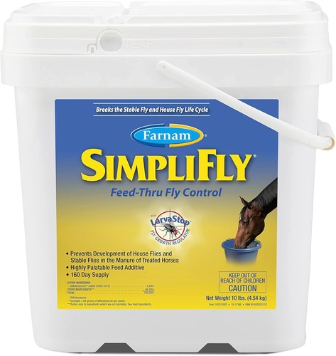 Farnam SimpliFly Feed Through Fly Control for Horses, Breaks the Fly Life Cycle | eBay