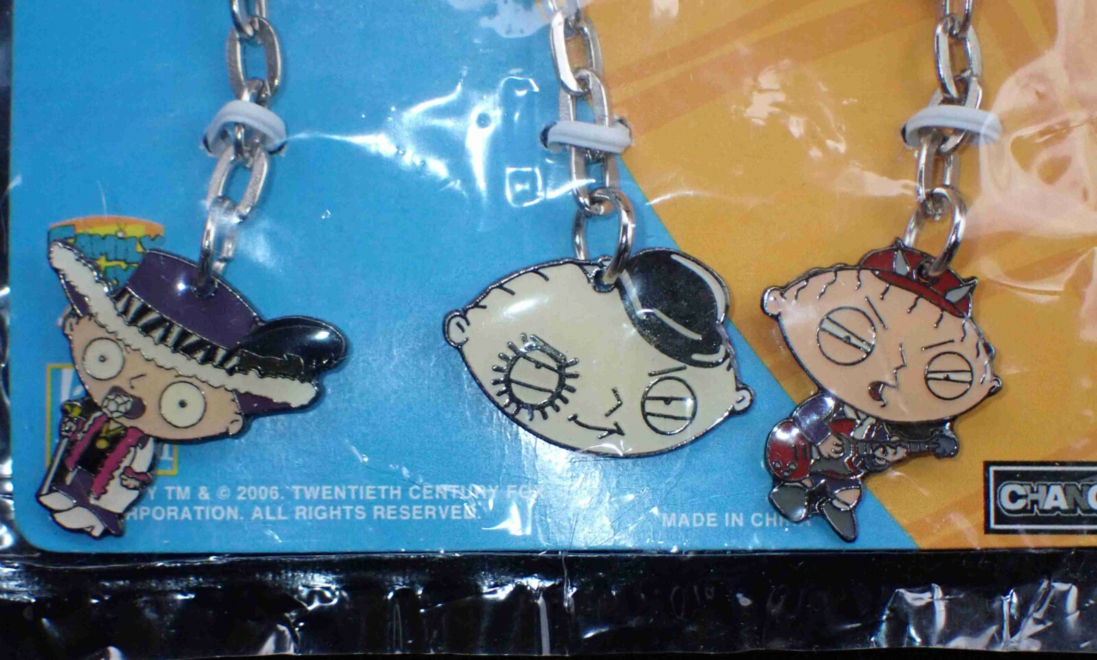 FAMILY GUY "STEWIE" KEYCHAINS/ZIPPER PULLS SET OF 3 | eBay