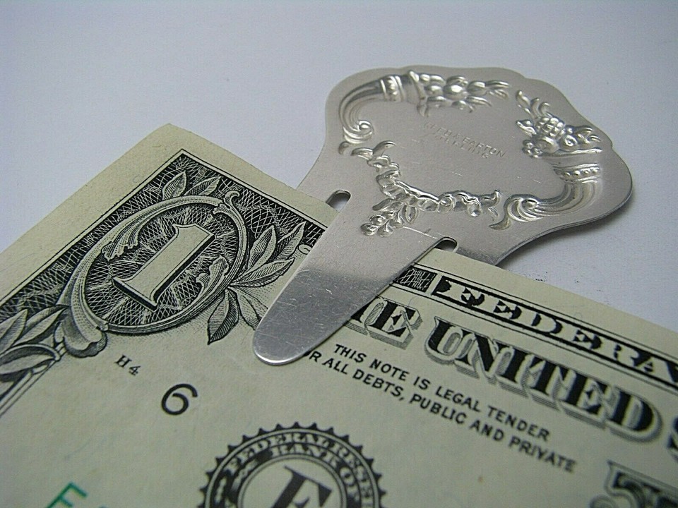 REED & BARTON STERLING SILVER BOOKMARK CLIP PAGE MARK Taunton MA ...