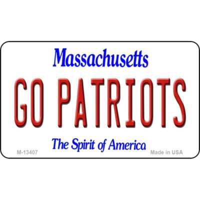 Go Patriots Novelty Metal Magnet M-13407 | eBay