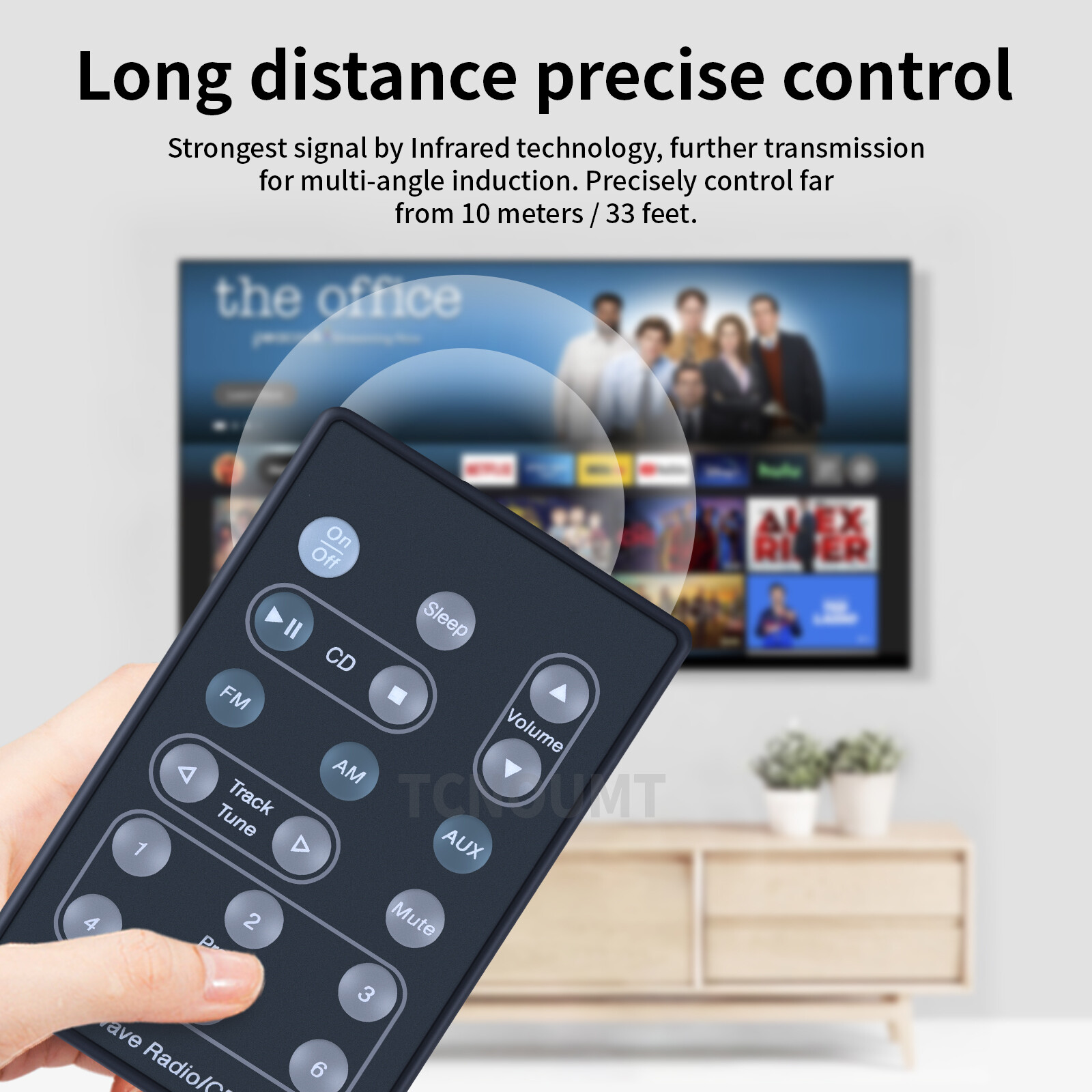 Replacement Remote Control For Bose Wave Radio/CD AWRC-1W AWRC-1G AWRC ...