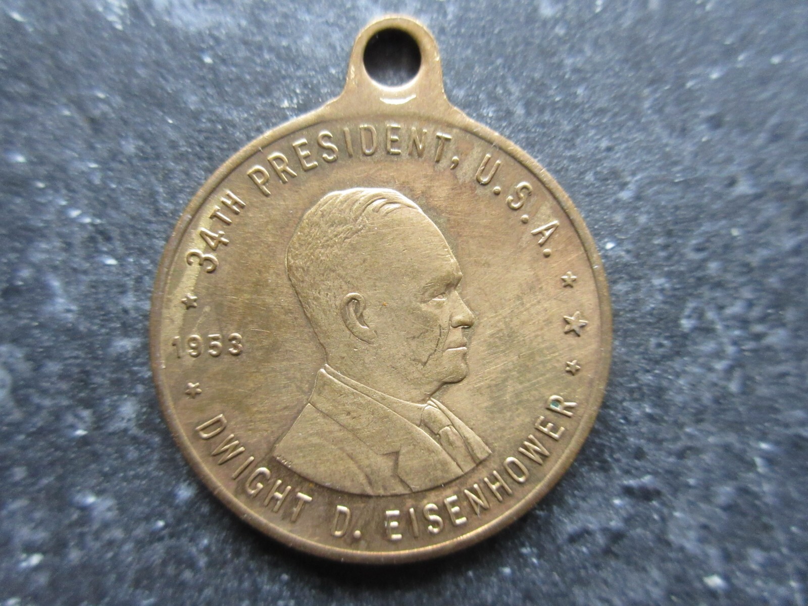 1953 Dwight D Eisenhower 34th President Medal | eBay