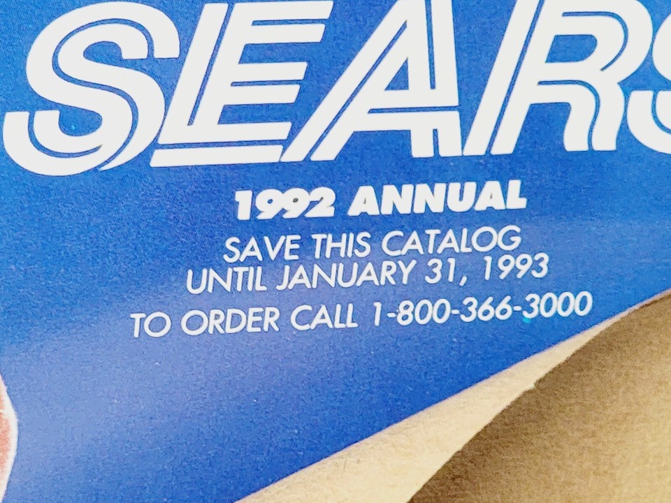 Sears 1992 Annual Catalog Featuring Many Toys Clothing Bedding etc. | eBay