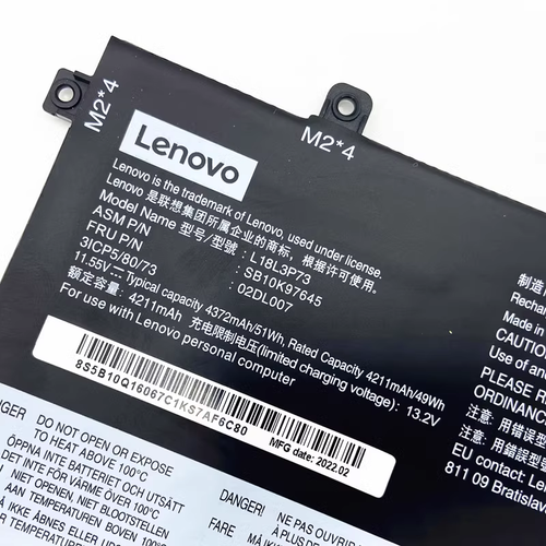 Genuine L18L3P73 Battery For Lenovo ThinkPad T490 T14 L18C3P72 L18M3P72 ...