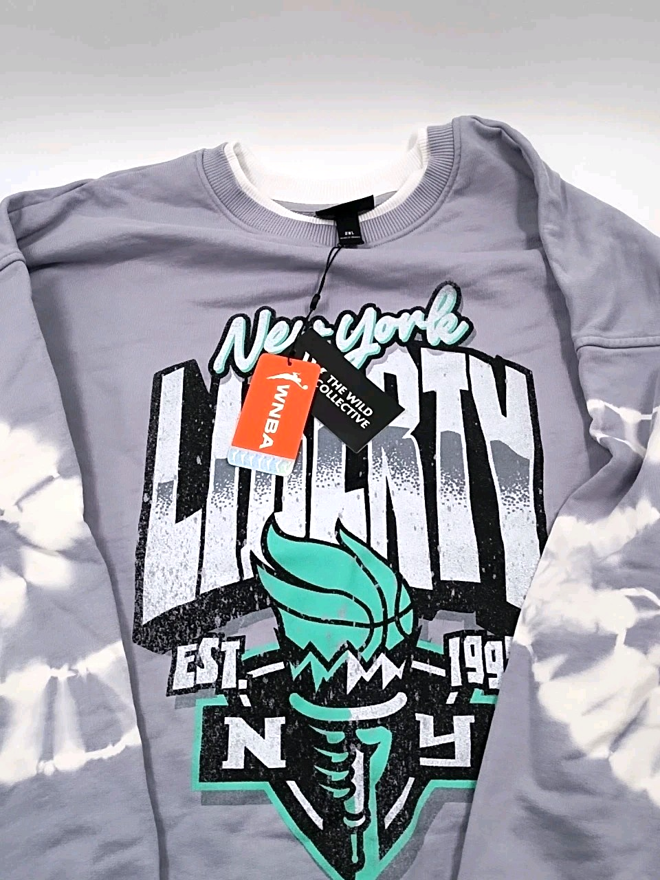 New York Liberty The Wild Collective Fleece Pullover WOMENS SIZE 2XL ...