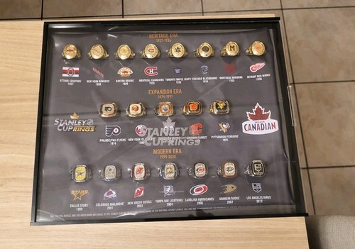 Molson Canadian Stanley Cup Commemorative NHL Ring Set Rings With Box ...