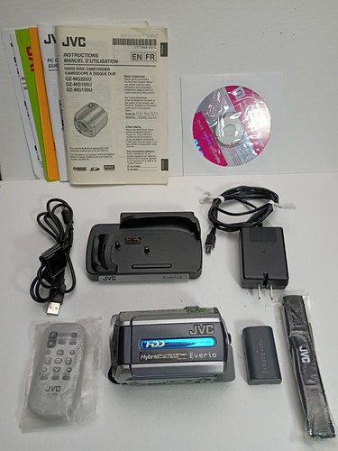 JVC Everio GZ-MG155U 30 GB Hard Drive Camcorder Tested and Works | eBay