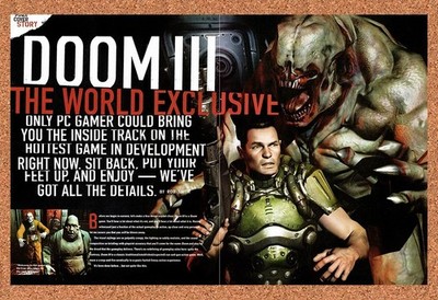 2002 Doom III World Exclusive Preview Original Advertisement / Retro ...