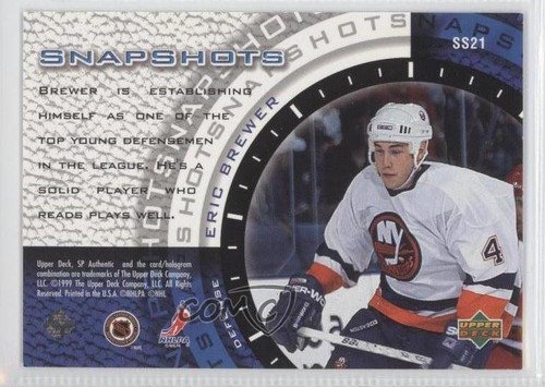 1998-99 SP Authentic Snapshots Eric Brewer #SS21 | eBay