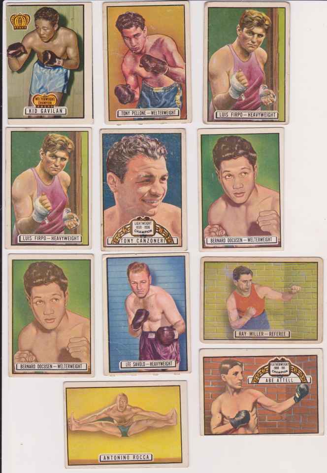 NICE HIGH NUMBERS 1951 RINGSIDE BOXING PICK-CHOOSE ONE/MORE COMPLETE ...