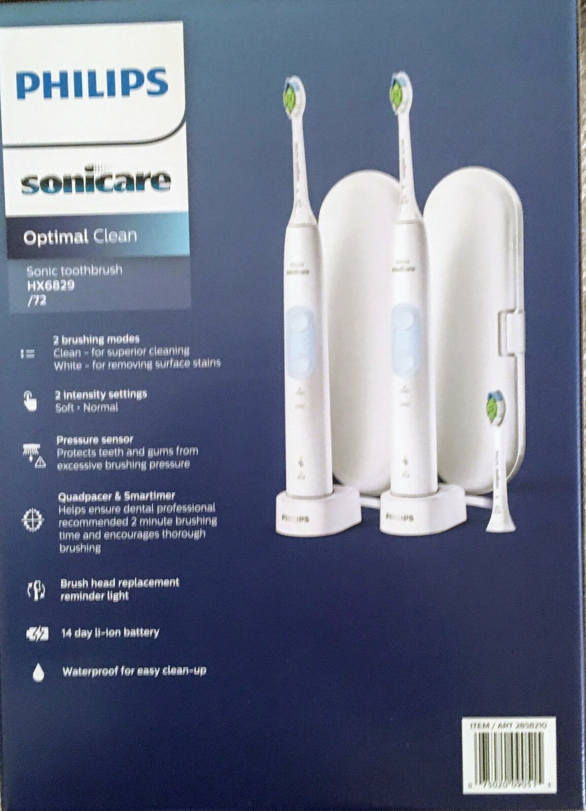 2 PACK - PHILIPS Sonicare Optimal Clean Power Toothbrush | eBay
