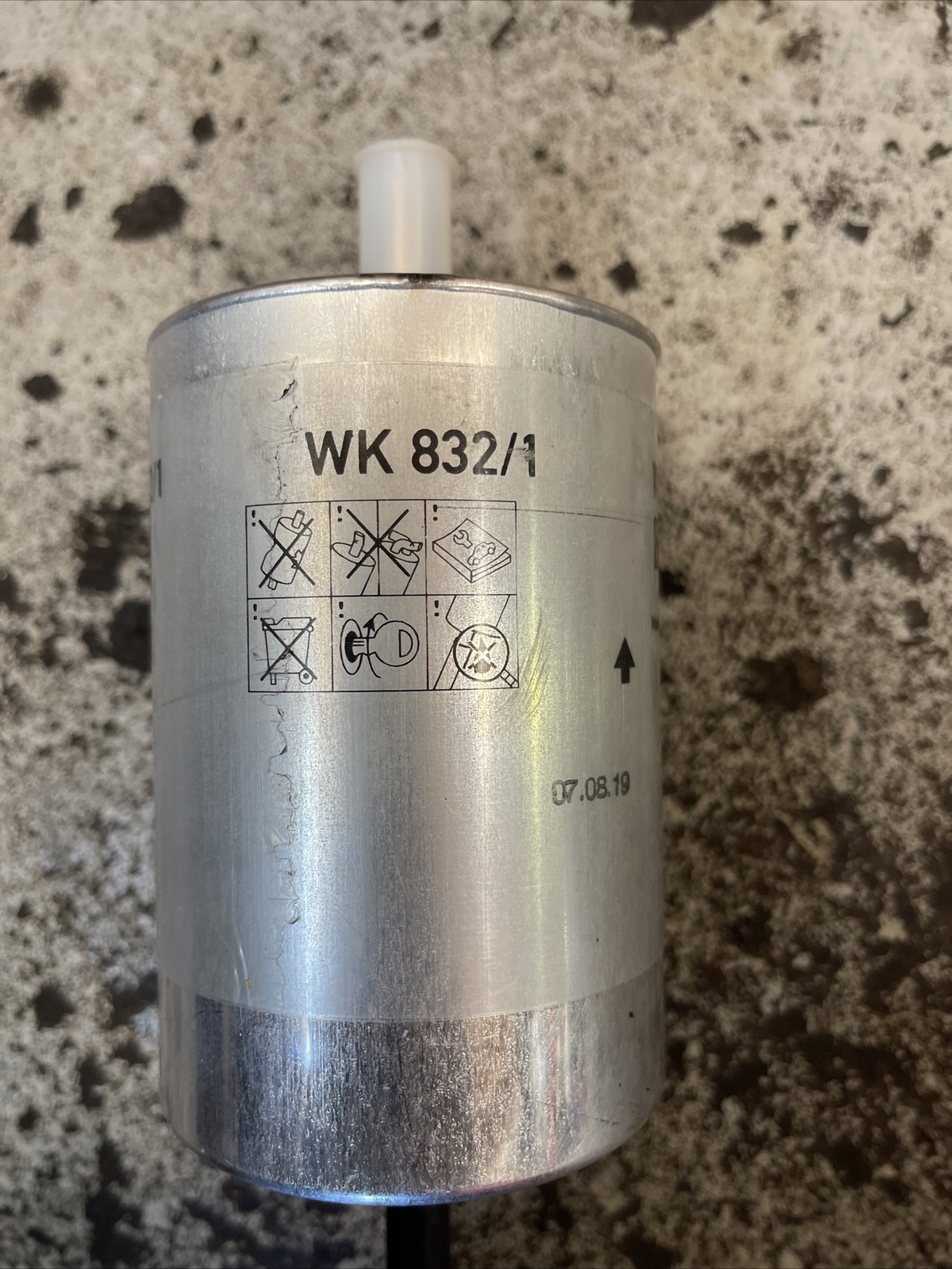 Fuel Filter fits PORSCHE BOXSTER 986 2.7 99 to 04 MANN FILTER WK832 /1 ...