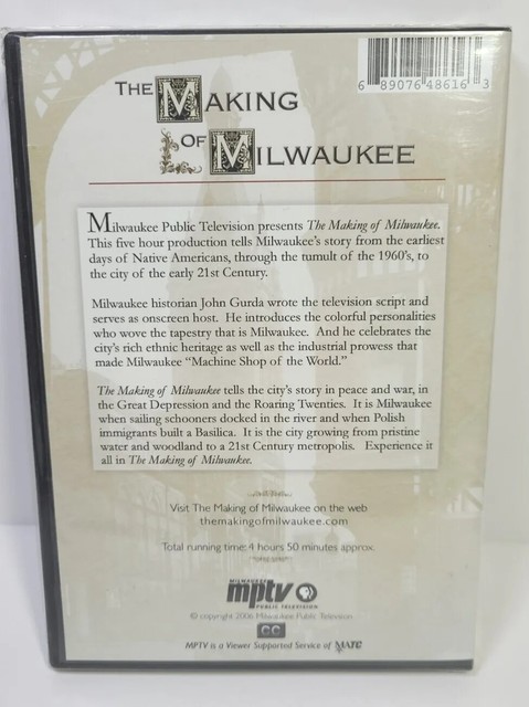 The Making of Milwaukee 4 DVD Set MPTV Public Television 2006 Program ...
