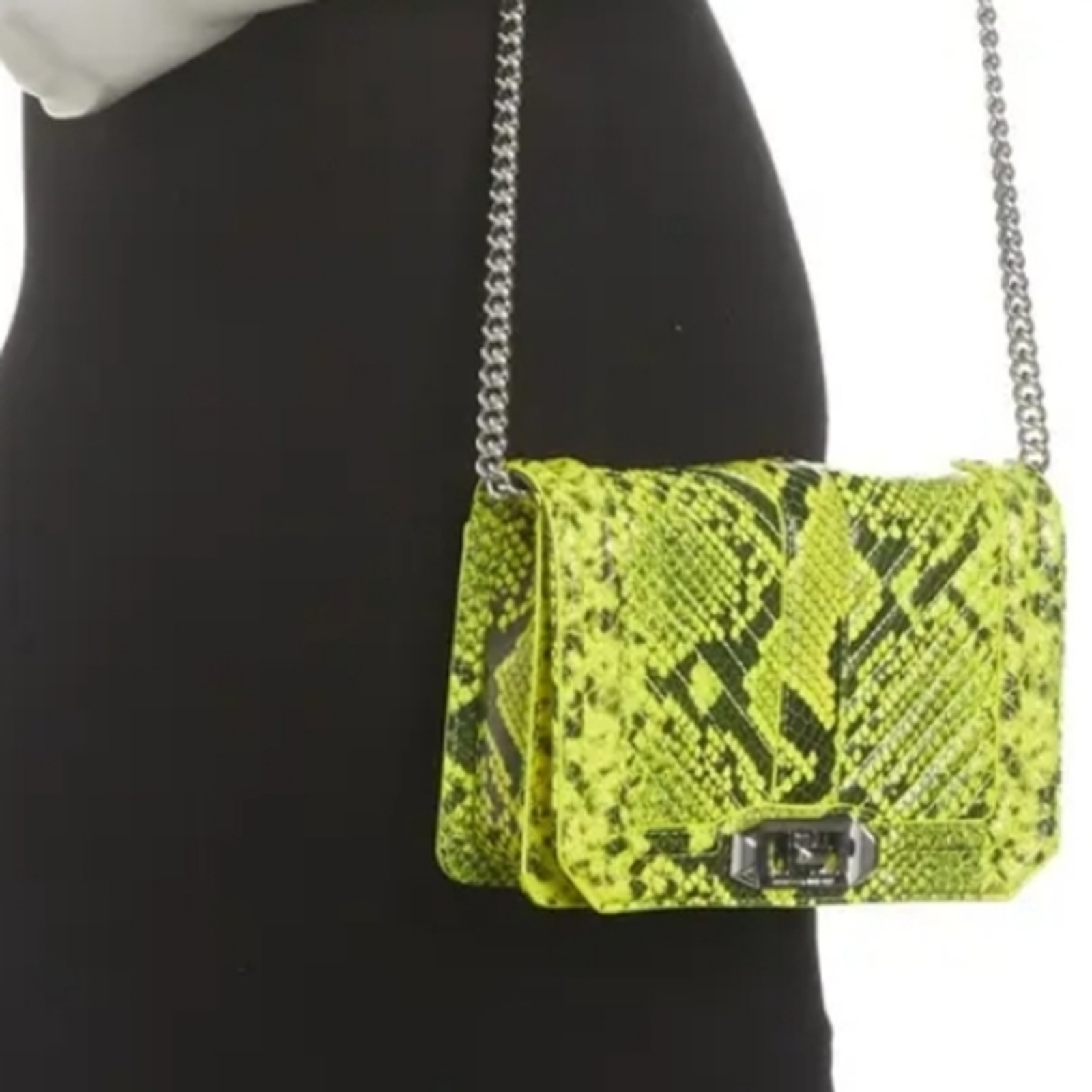 Chevron Quilted Snake Print Crossbody Bag by REBECCA MINKOFF NWTs | eBay