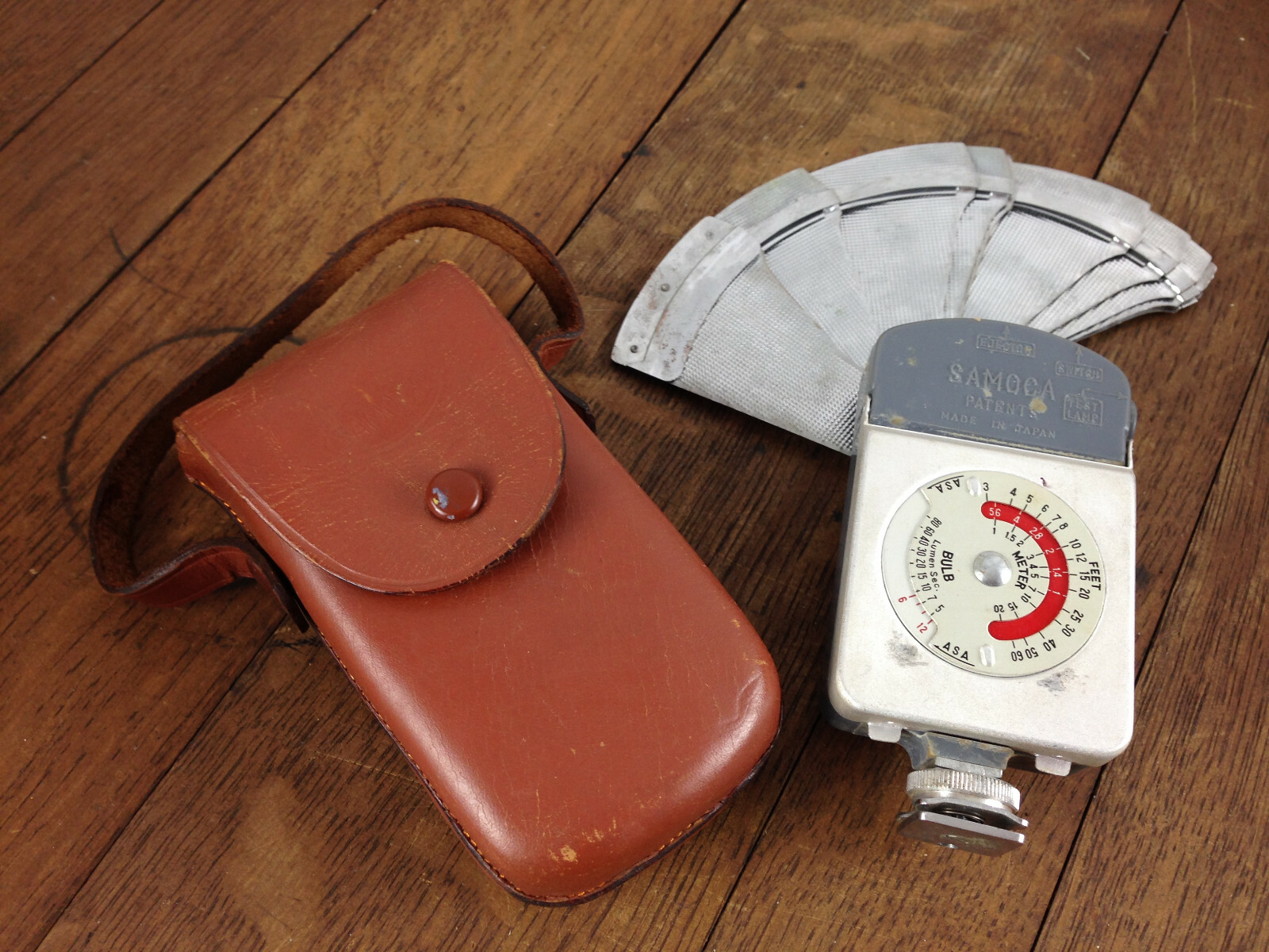 Vintage Samoca 35 Camera Automat Exposure Meter W/ Leather Case #WH-14 ...