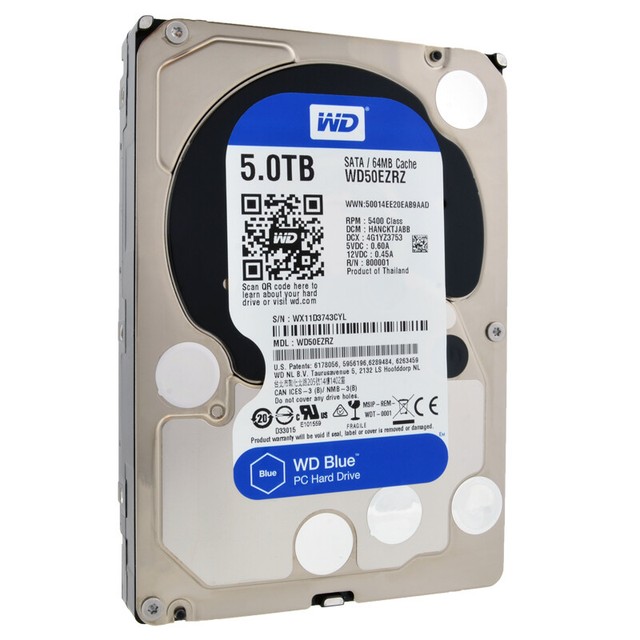 Western Digital 4.9TB Internal 5400RPM 3.5" (WD50EZRZ) HDD for sale ...