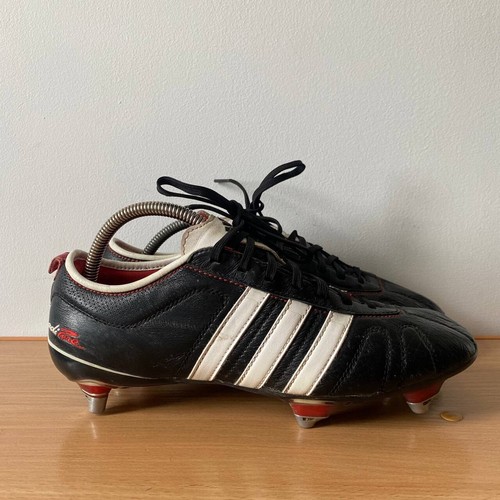 Adidas AdiPure IV 4 SG Leather RARE US 8.5 Soccer Cleats Adipure | eBay