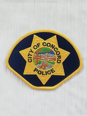 RARE POLICE PATCH CITY OF CONCORD POLICE | eBay