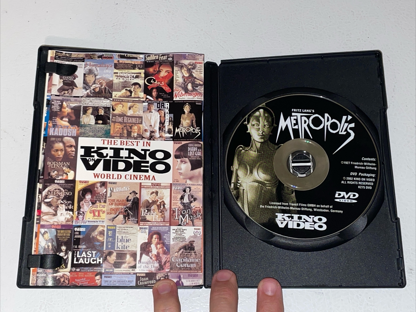 Metropolis DVD, 2003, Restored Authorized Edition 2002 Fritz Lang B&W W ...