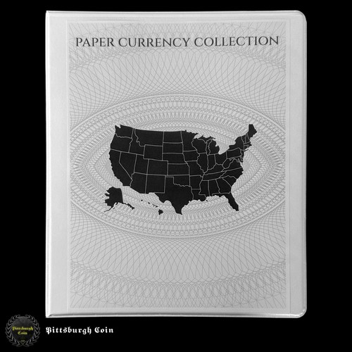 Paper Currency Paper Money Collection Binder 10 BCW Banknote Protector ...