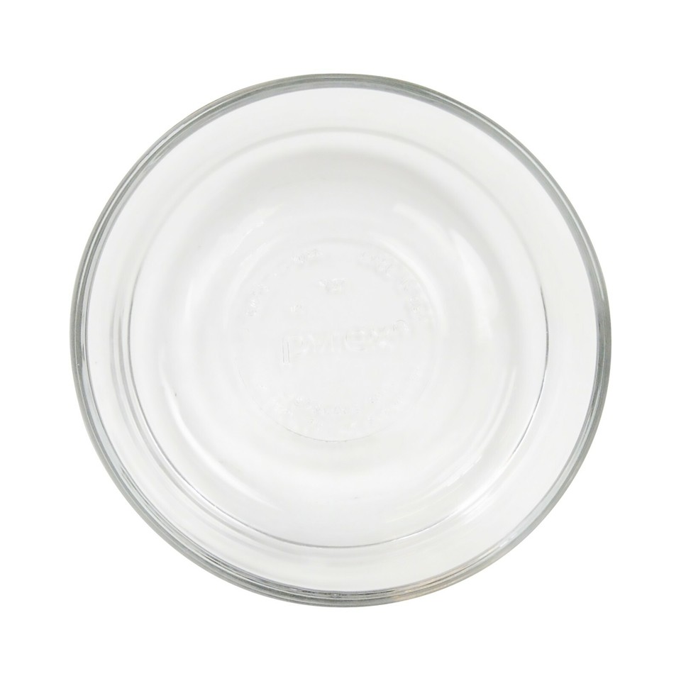 Pyrex Simply Store 7200 Glass 2-Cup Bowl & 7200-PC Red Plastic Lid (3 ...