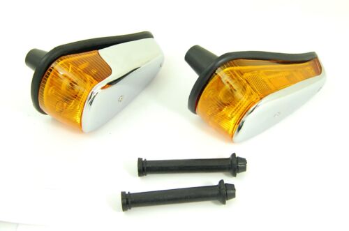 Turn Signal Assembly Set Amber Fits Volkswagen Type1 Bug & Thing 70-79 ...