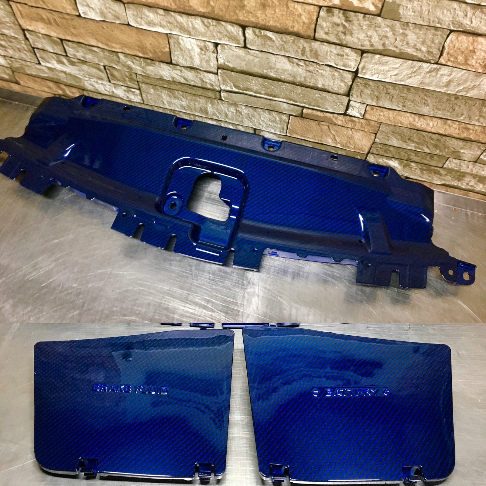 2008-13 G37 SEDAN Radiator Cover IN1224102 Hydro Dipped Carbon Fiber | eBay