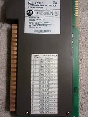 Allen Bradley 1771 OW16 Series B Electomechanical Contact Output Module ...
