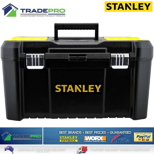 Stanley® Tool Chest Box 48cm Lockable Storage Toolbox Metal Latches ...