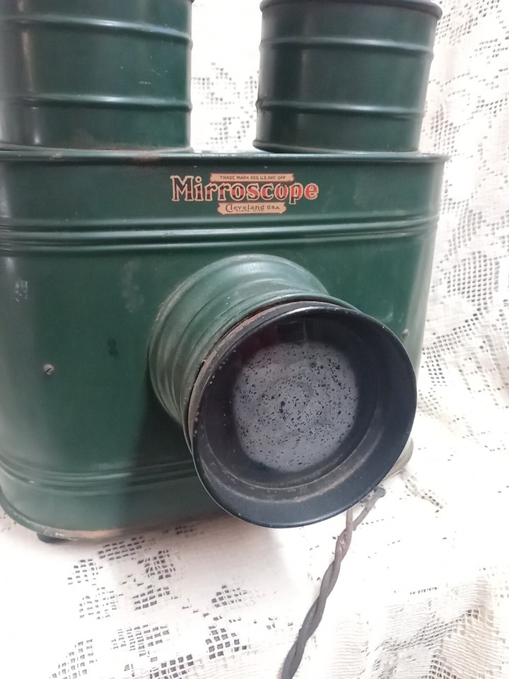 Mirroscope Cleveland USA Antique Vintage Photo Post Card Projector ...