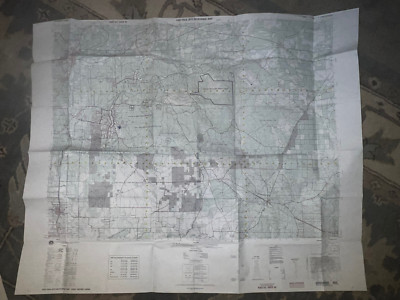 US Military Topographic Map, Fort Polk LA JRTC Spec Ed 1:50k used | eBay