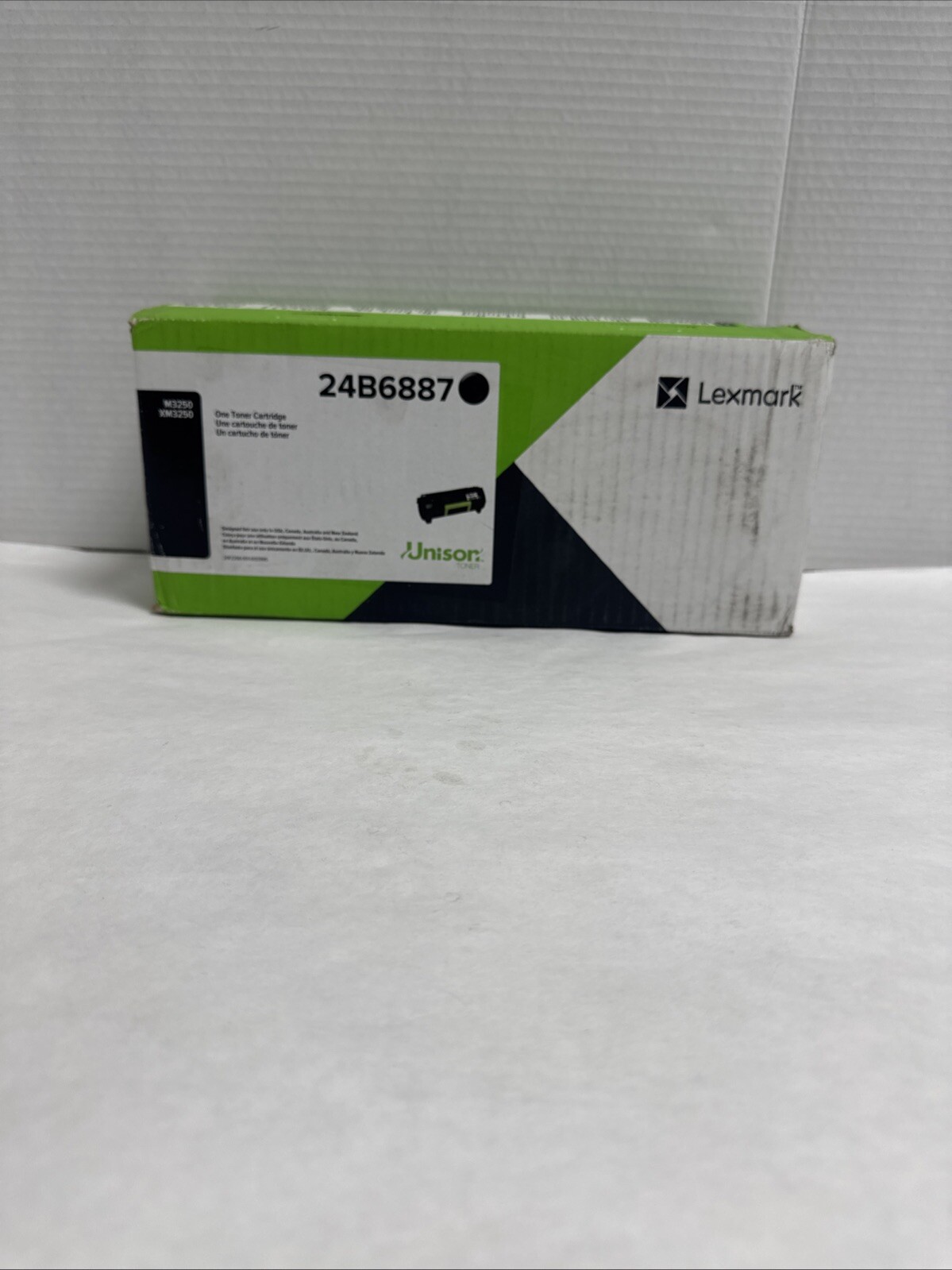 LEXMARK 24B6887 M3250, XM3250 BLACK CARTRIDGE NEW FACTORY SEALED SEE ...