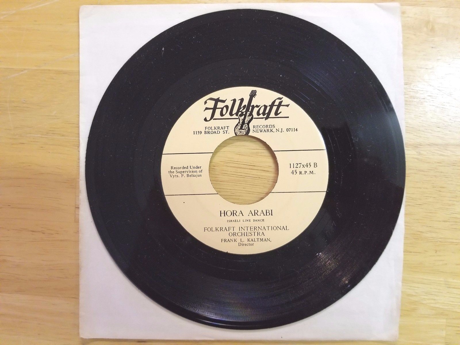 Folkraft Records. / Debka Rafiakh & Hora Arabi / 7" 45 RPM / Folk Dance ...