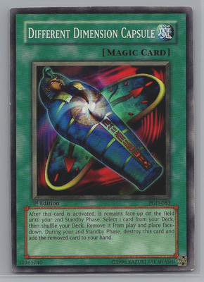 Yu-Gi-Oh! Different Dimension Capsule PGD-083 1st Edition MP-LP | eBay