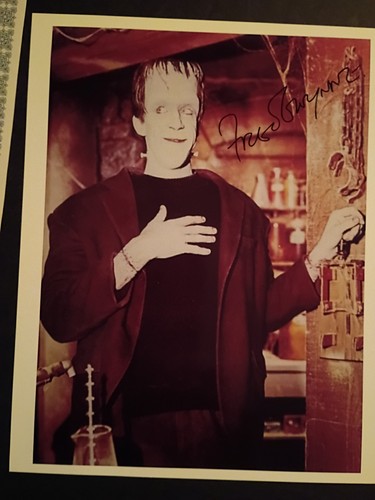 Rare Fred Gwynne Autograph, On Herman Munster Photo with COA | eBay