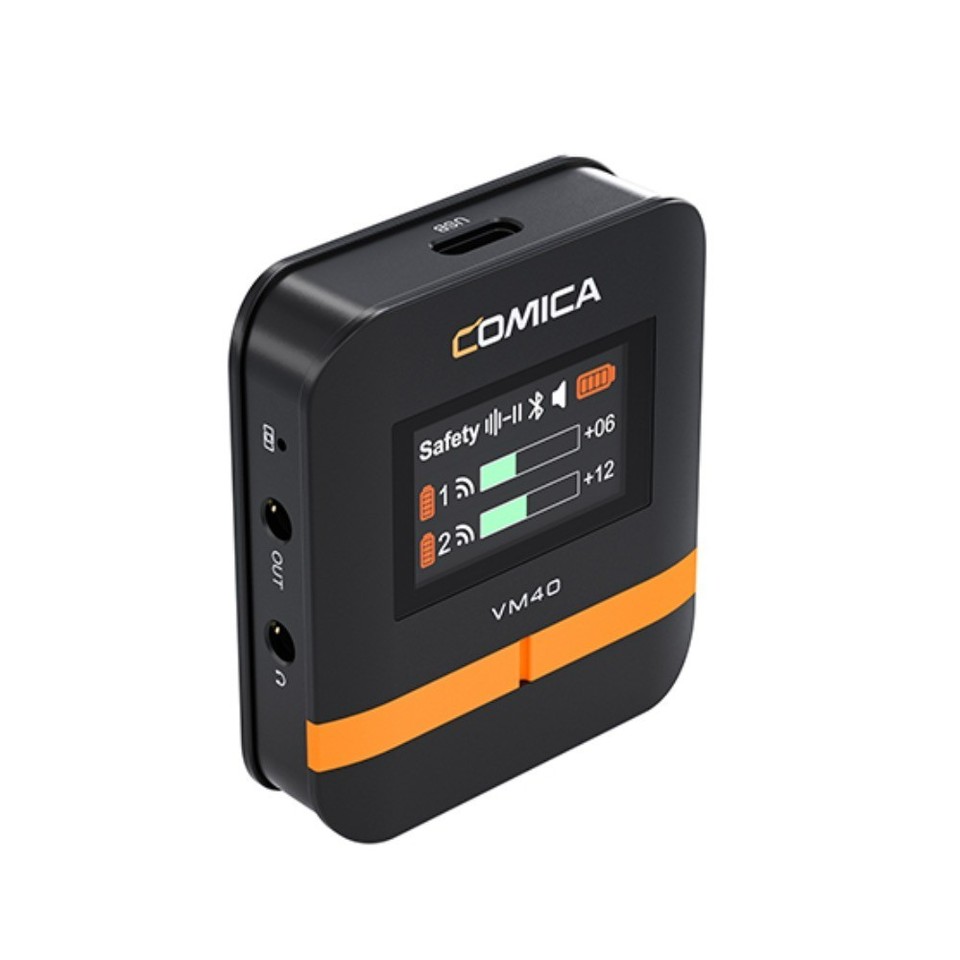 Comica VM40 Combo Super Cardioid Dual Channel Shotgun Microphone ...