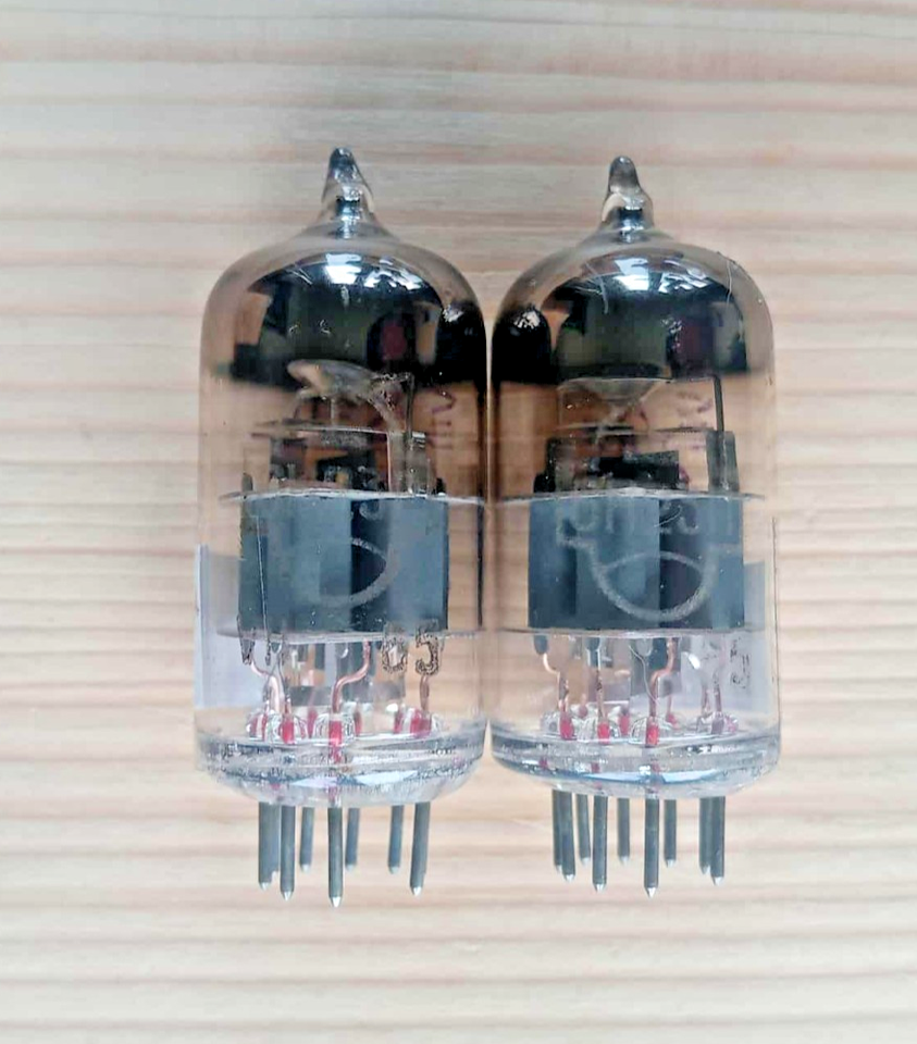 Matched Pair of 6N23P ECC88 6922 Vacuum Tubes. Military. Reflektor. NOS ...
