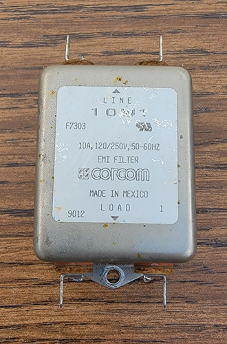 CORCOM EMI Filter Model: F7303 10W1 10A 120/250V 50-60Hz | eBay