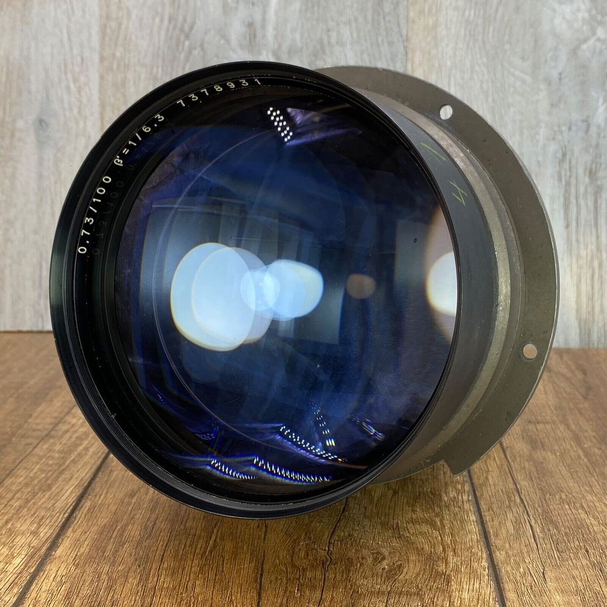 Ultra Rare Lens Carl Zeiss Jena R-Biotar 100mm f 0.73 (1/6,3 Ultra Rare Lens Carl Zeiss Jena R-Biotar 100mm f 0.73 (1/6,3
