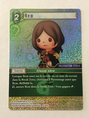 Final Fantasy Card - Foil - Rem / 15-062C - FR - NM/Mint | eBay