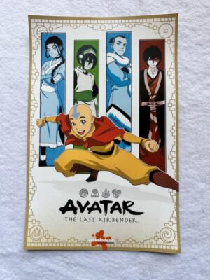 AVATAR THE LAST AIRBENDER - 11"x17" Original Promo TV Poster SDCC 2023 ...
