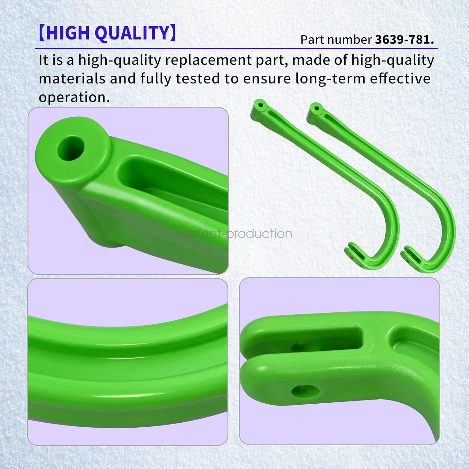 Snowmobile Ski Handles For Green Arctic Cat Ski Loops Set Z ZL ZRT Fire ...