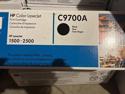 C9700A - HP Toner Cartridge Laserjet Black Genuine - 1500-2500 - NEW ...