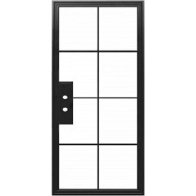 ETO DOORS – WOOTZ STEEL METAL SINGLE ARCHED 8-LITE FRENCH DOOR W/ LOW-E ...