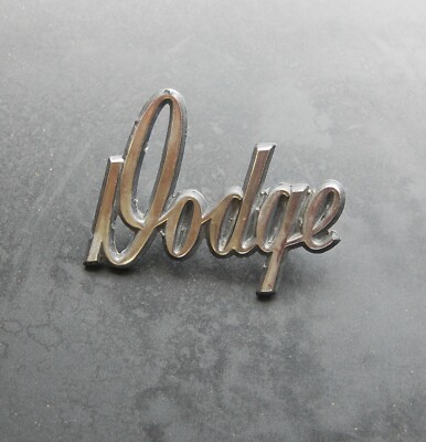 1960s-70s Dodge Original Metal OEM Emblem/Badge 82A in script | eBay