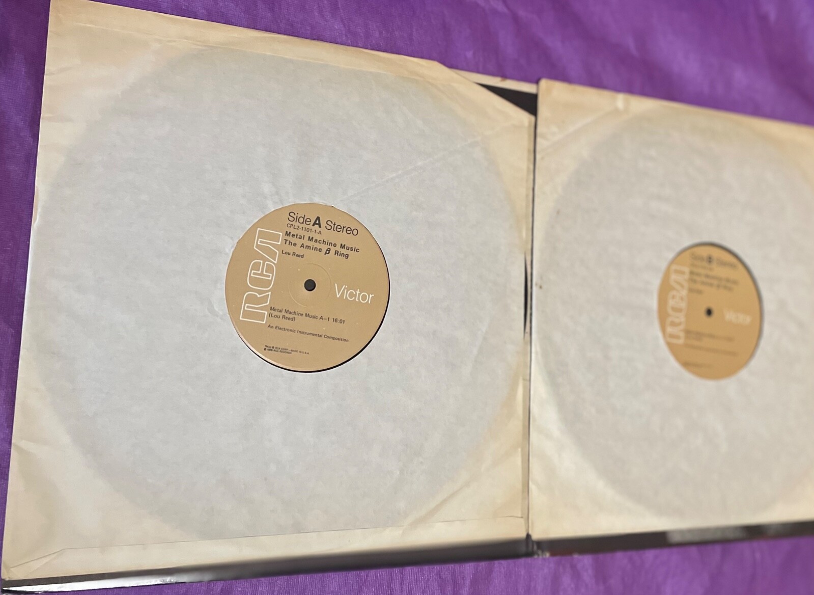 Lou Reed Metal Machine Music (2 Record Set) 1975 (CPL2-1101) (Vinyl) | eBay