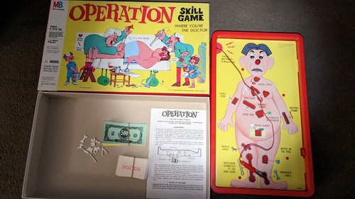 Vintage Milton Bradley Operation Game Working Light no buzzer | eBay